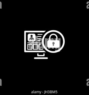 Private Security Icon. Flat Design Stock Vector Image & Art - Alamy
