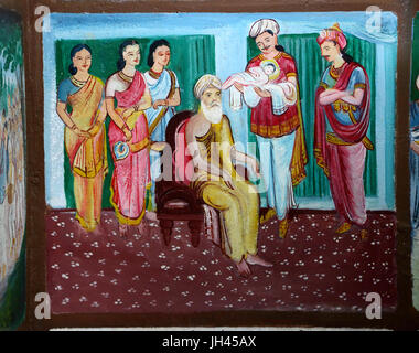 The Life of the Buddha, Siddhartha Gautama. Prince Siddhartha riding on ...