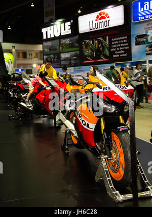 Bangkok, Thailand - March 29, 2013: Unidentified female presenter of ...