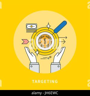 Simple circle target template. Bullseye symbol Stock Vector Image & Art ...