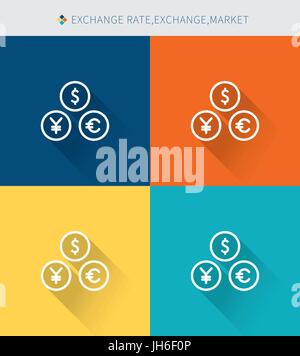 Abstract simple infographics about dollar price growth Stock Vector ...