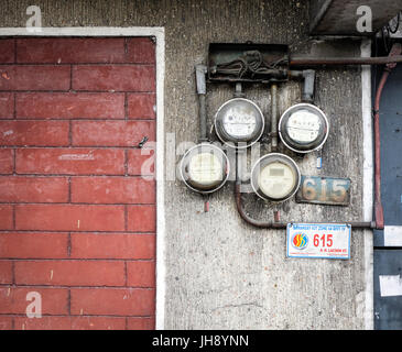 Old Industrial scale in a residential block Stock Photo - Alamy