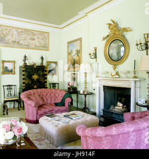Regency style living room Stock Photo - Alamy