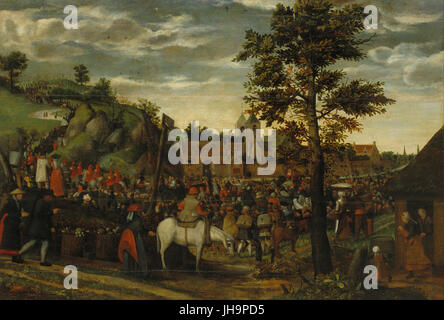 'Road to Calvary' by Hans van Wechelen is a religious artwork depicting ...