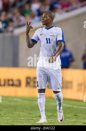 July 12, 2017 - Martinique forward Johan Audel (11) in a Group B match ...