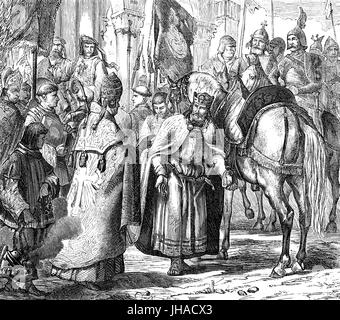 Louis II the Younger, 825 – 875, King of Italy and Holy Roman Emperor ...