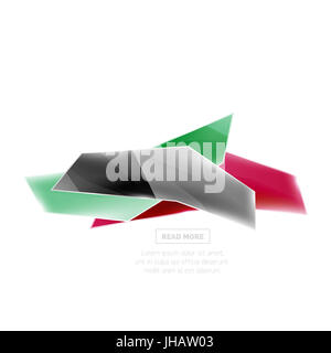 geometric shape ad promo banner. Abstract universal layout Stock Photo ...