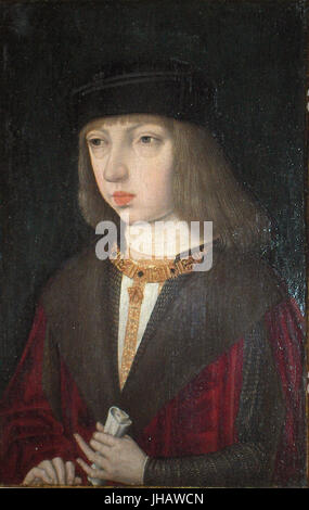 Meester van de Magdalenalegende - Filips de Schone als jongeling Stock ...