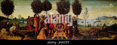 The Magnanimity of Scipio Africanus - by Bernardino Fungai Stock Photo ...