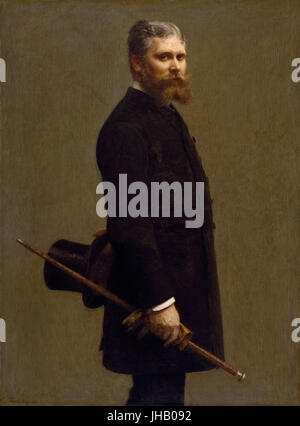 Henri Fantin-Latour - Portrait of Leon Maitre, 1886 Stock Photo - Alamy