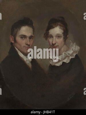 The oil painting by Hiram and Sybil Moseley Bingham, created in 1819 ...