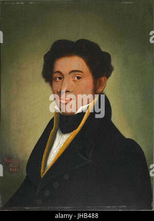 The 'Portrait of Charles Jones' by Ethan Allen Greenwood is a fine ...