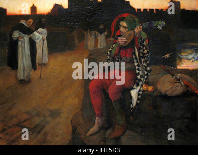 Edwin Austin Abbey - The Bridge Stock Photo - Alamy