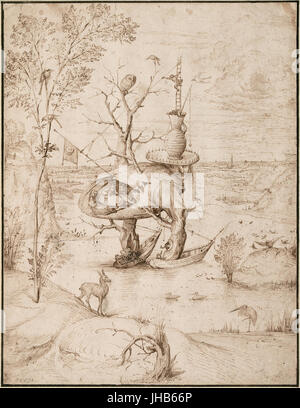 Hieronymus Bosch The Tree Man, c. 1505 Google Art Project Stock Photo ...