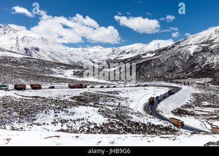Kangding, Sichuan province, China - The view of Namo monastery a famous ...