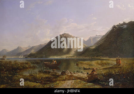 Francis Danby - End of Lake Geneva Stock Photo - Alamy