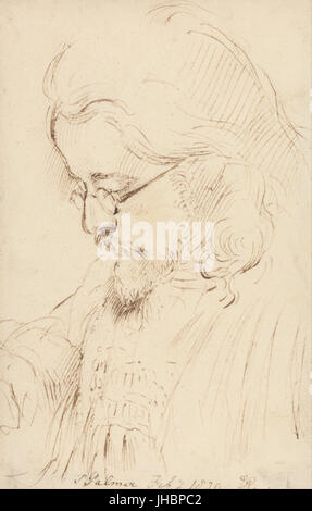 Portrait of Samuel Palmer, Head and Shoulders 1830 by George Richmond ...