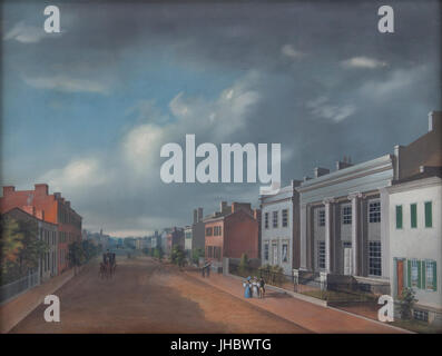 John Caspar Wild - Fourth Street East From Vine Stock Photo - Alamy
