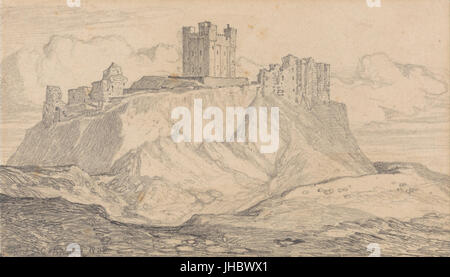 John Sell Cotman Bamborough Castle, Northumberland Google Art Project ...