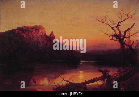 Jasper Francis Cropsey Sunset Eagle Cliff Stock Photo - Alamy