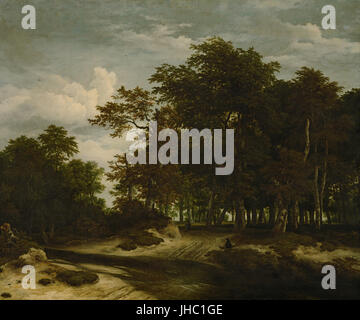 Jacob van Ruisdael's 'The Great Forest' is a landscape painting that ...