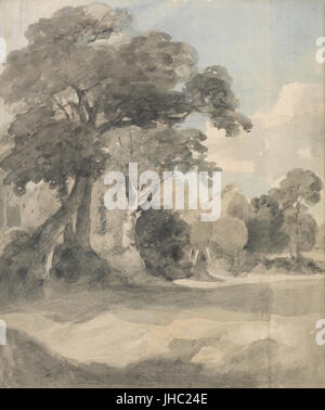 John Constable - Trees in a Meadow Stock Photo - Alamy