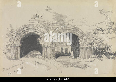 Edward Lear Furness Abbey East, 29 August 1836 Google Art Project Stock ...