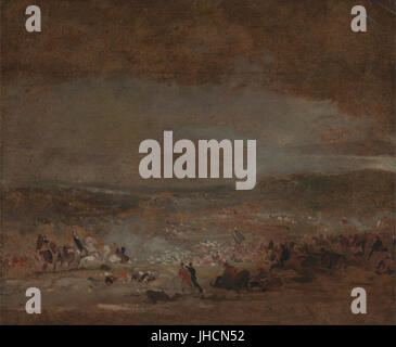 George Jones - Study for 'Battle of Waterloo' Stock Photo - Alamy