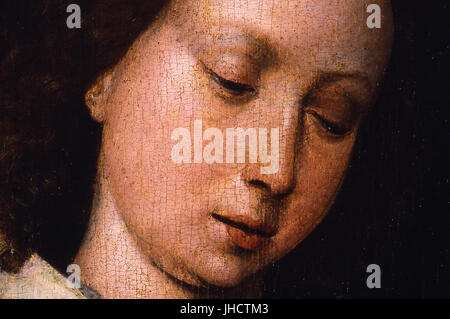 Joos van Cleve Annunciation (detail2 Stock Photo - Alamy