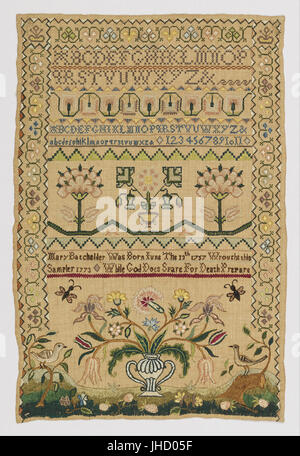 Mary Batchelder, American - Sampler Stock Photo - Alamy
