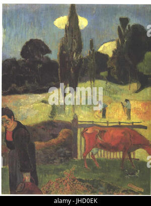 Paul Gauguin’s 'Die rote Kuh' (The Red Cow) from 1889 is an example of ...
