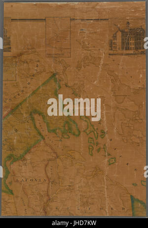Map of Belknap County, New Hampshire Stock Photo - Alamy