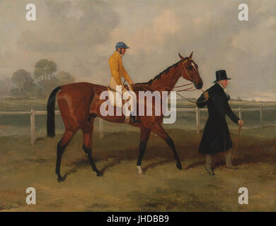 Sir Tatton Sykes Leading in the Horse 'Sir Tatton Sykes' with William ...