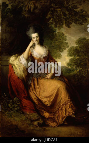 Thomas Gainsborough - Portrait of Lady Anne Hamilton Stock Photo - Alamy