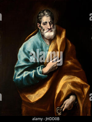 El Greco - St. Peter Stock Photo - Alamy