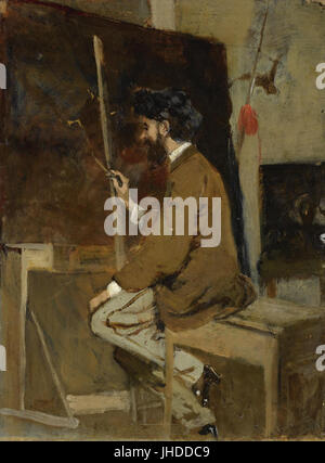 Portrait and self-portrait of Hans Makart, Austrian painter ...