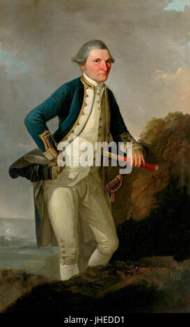 This painting of Captain James Cook by John Webber depicts the famous ...