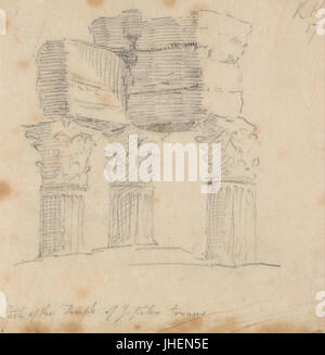 John Robert Cozens - Temple of Jupiter Tonans Stock Photo - Alamy