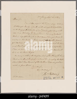 Nelson, Thomas, Jr. Williamsburgh, Virginia. To Col. William Nelson ...