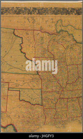 Mitchell's new national map exhibiting the United States Stock Photo ...