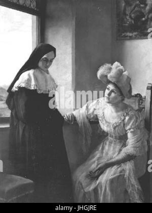 Hermann Engelhardt 1853- - Dve sestry Stock Photo - Alamy