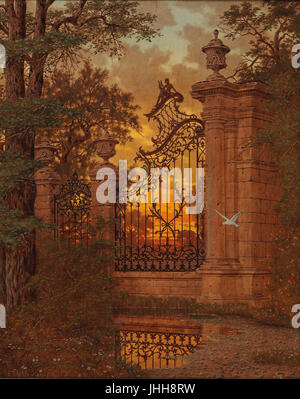 Knab Ferdinand - At the Castle Gate - German School - 19th Century ...