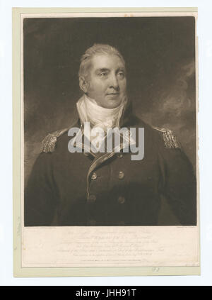 A 19th century portrait of Edward Pellew, (1757 – 1833) 1st Viscount ...