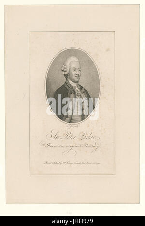 Portrait of Admiral Sir Peter Parker Showing Him Facing Slightly to the ...