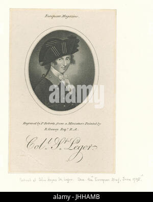 Colonel John Hayes St. Leger was a British military officer best known ...