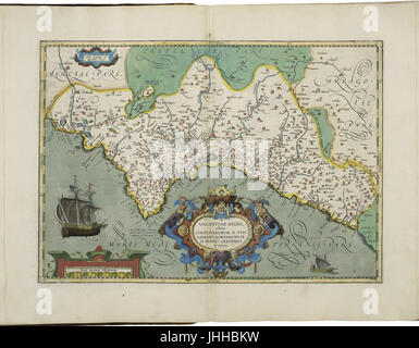 Map of Valencia Stock Photo - Alamy