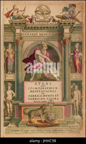 The 'Atlas Cosmographicae' by Mercator is a historical map collection ...