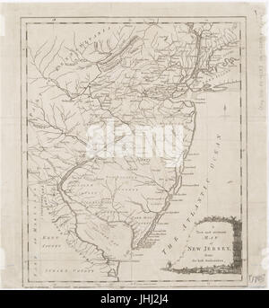 A new and accurate map of New Jersey, from the best authorities. 1780 ...