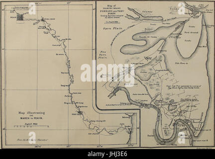 Map of the March to Peking Stock Photo - Alamy