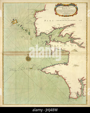 A draught of the harbour of BREST and the Trade of Ras Fountaine ...